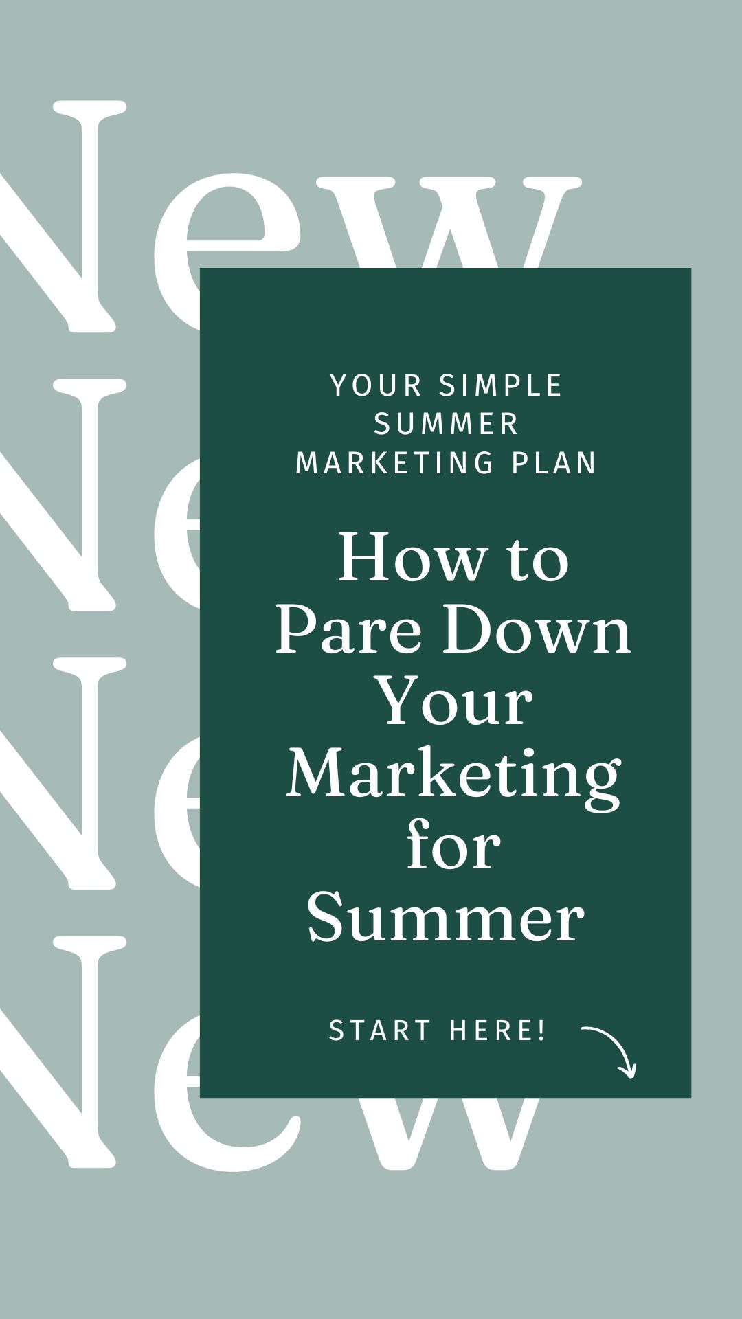 A Simpler Summer Marketing Plan That Still Works